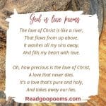 Heartwarming God is Love Poems to Inspire Your Faith